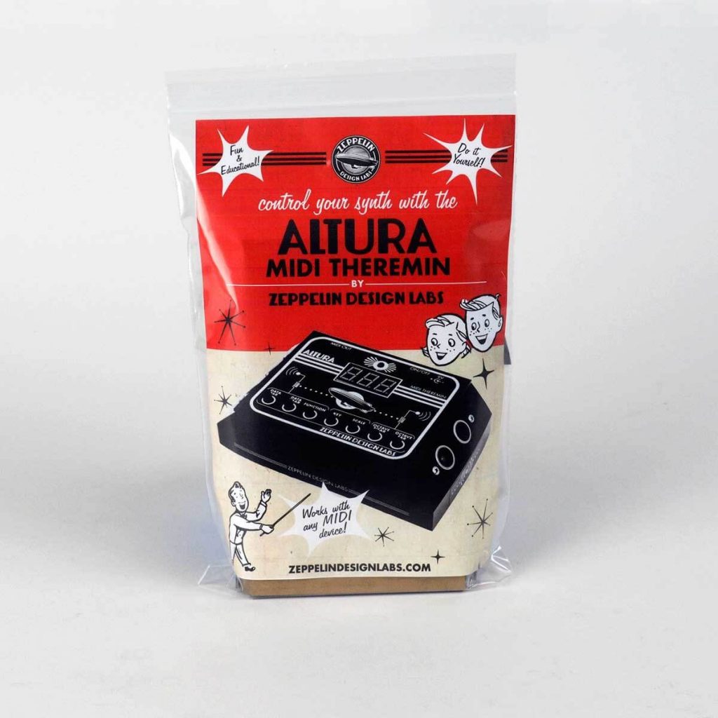 Altura MkII Theremin MIDI Controller / Arpeggiator DIY Kit - Zeppelin ...